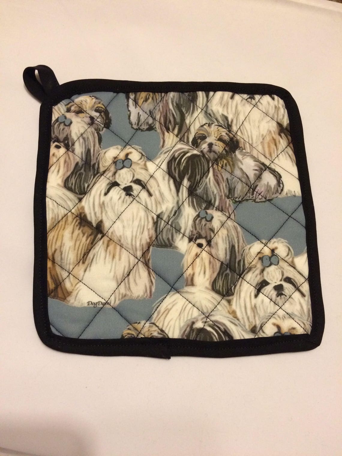 Maltese Themed Quilted/insulated Pot Holder Set | Etsy