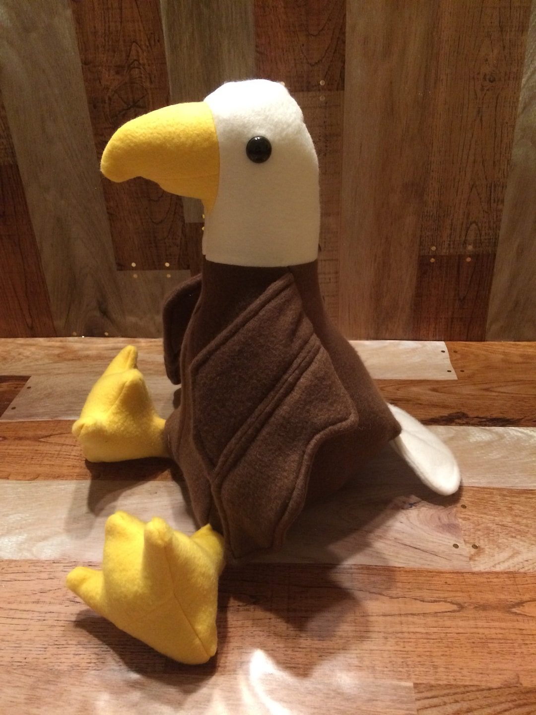 Made to Order Fleece Plush Stuffed Bald Eagle/american Eagle - Etsy