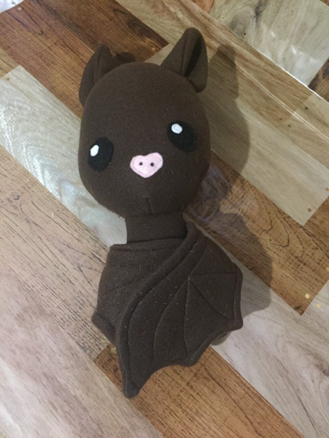 Stuffed Brown Bat Plush, Bat Softie, Bat Decor - Etsy