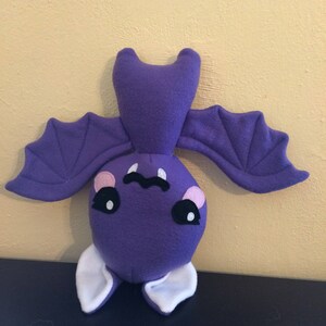 Stuffed Bat Plush, Smiling Purple Stuffed Bat, Bat Gift - Etsy