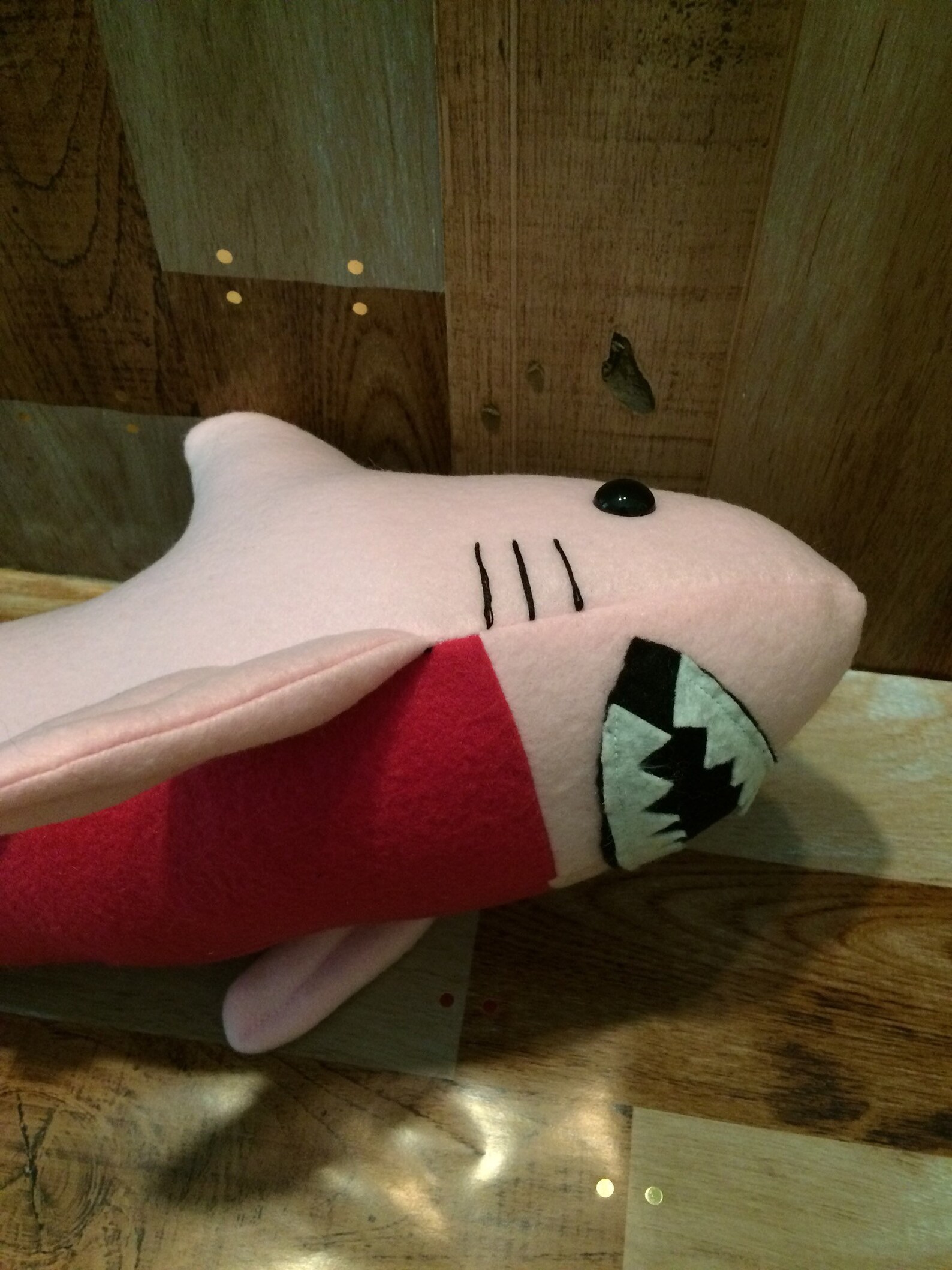 Shark plushiepink stuffed sharkshark toy shark softie | Etsy