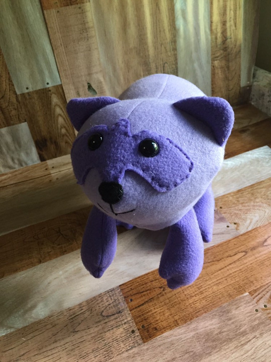 Purple Stuffed Raccoon, Raccoon Plushie,trash Panda - Etsy