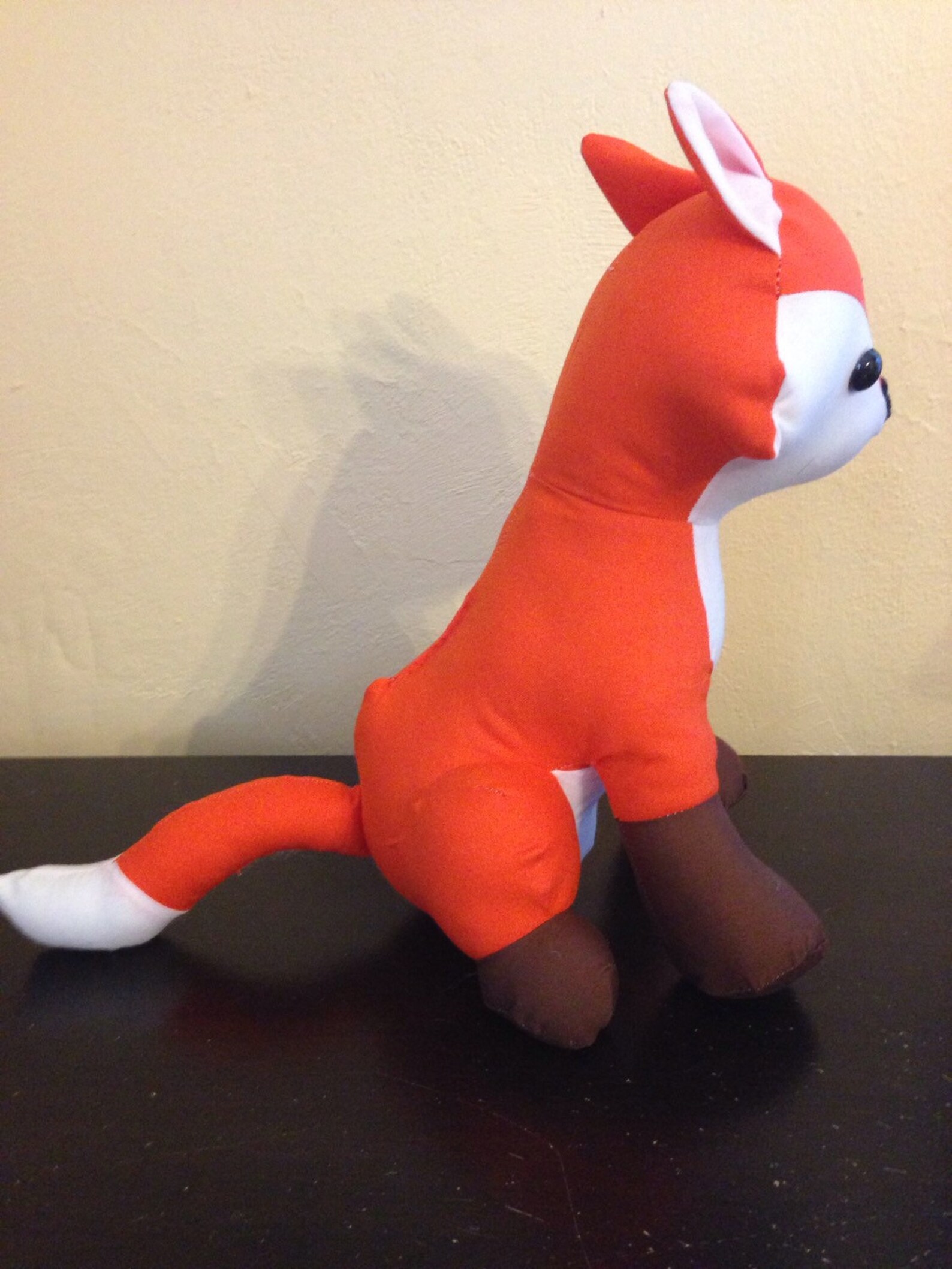 Made to order Solid orange stuffed fox/nursery decor/woodland | Etsy