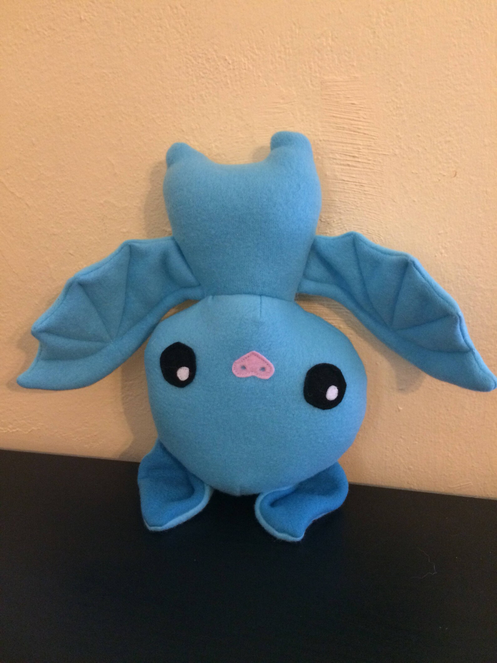 Stuffed Bat Plushielight Blue Stuffed Batbat Gift - Etsy