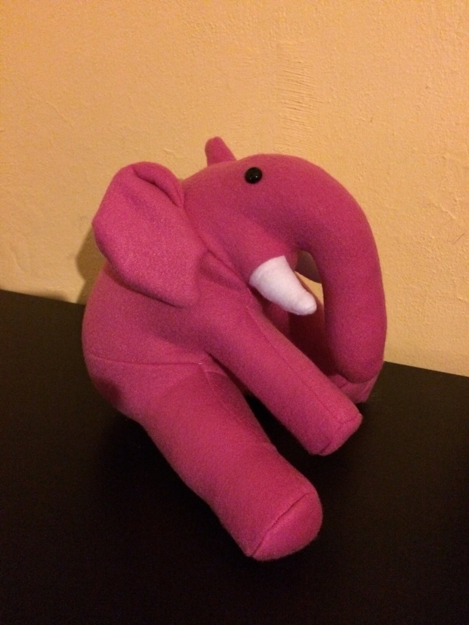 Pink Stuffed Elephant Plushie/nursery Decor | Etsy