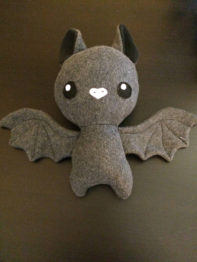 Stuffed Bat Plushie Cute Custom Stuffed Bat - Etsy