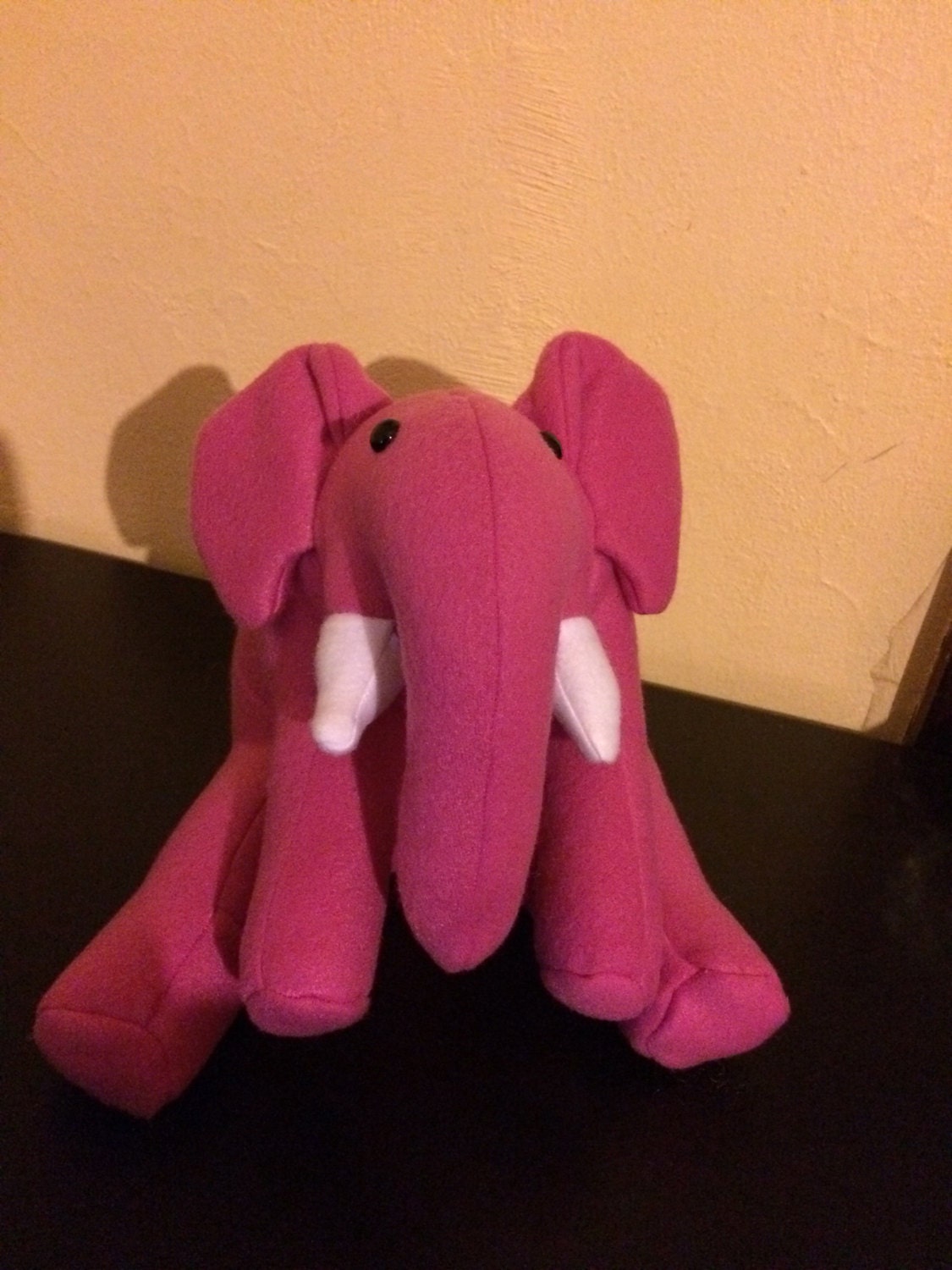 Pink Stuffed Elephant Plushie/nursery Decor | Etsy
