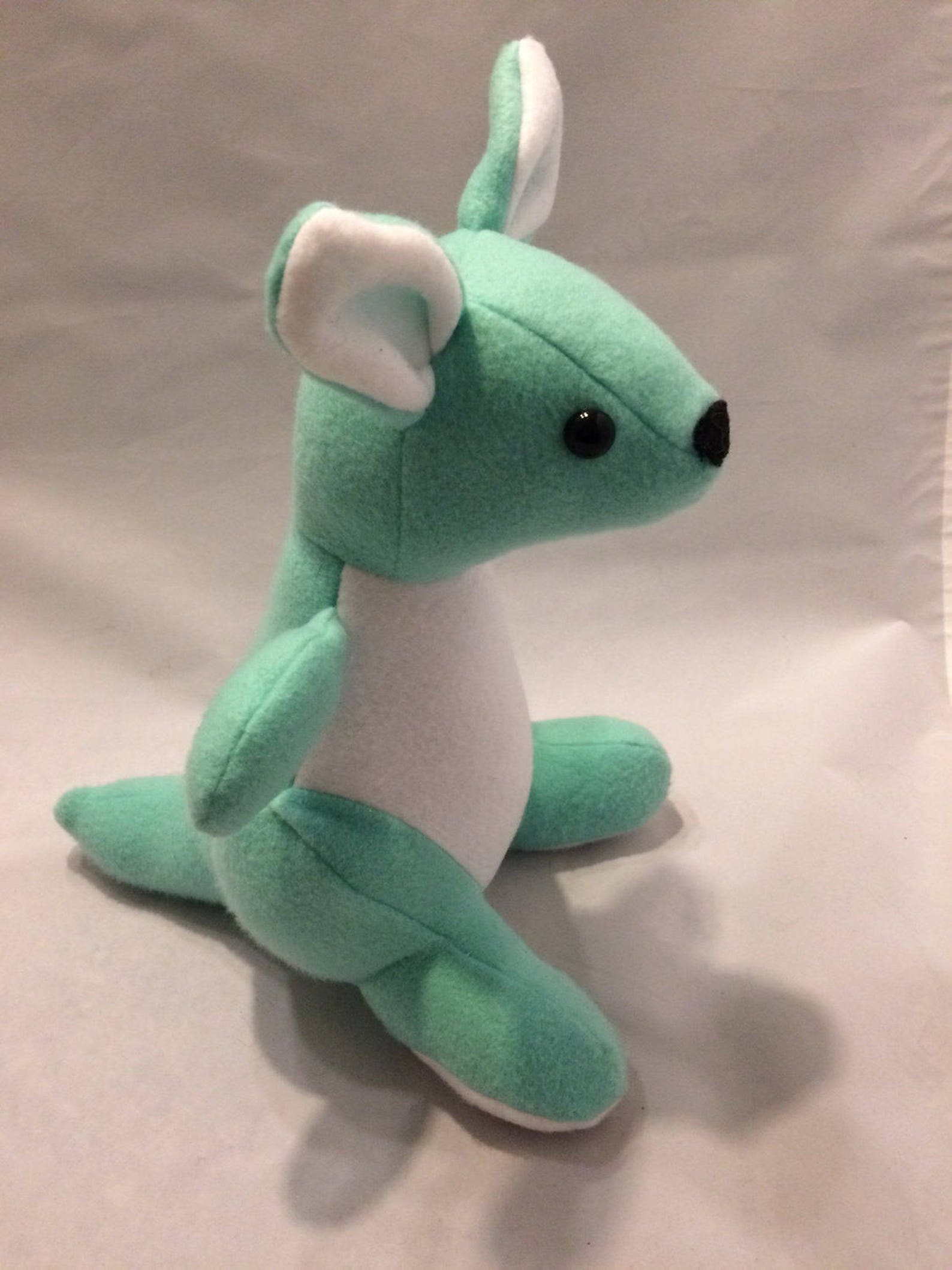 Mint Green Stuffed Kangaroo - Etsy