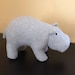 Grey Stuffed Hippo,hippo Plush - Etsy