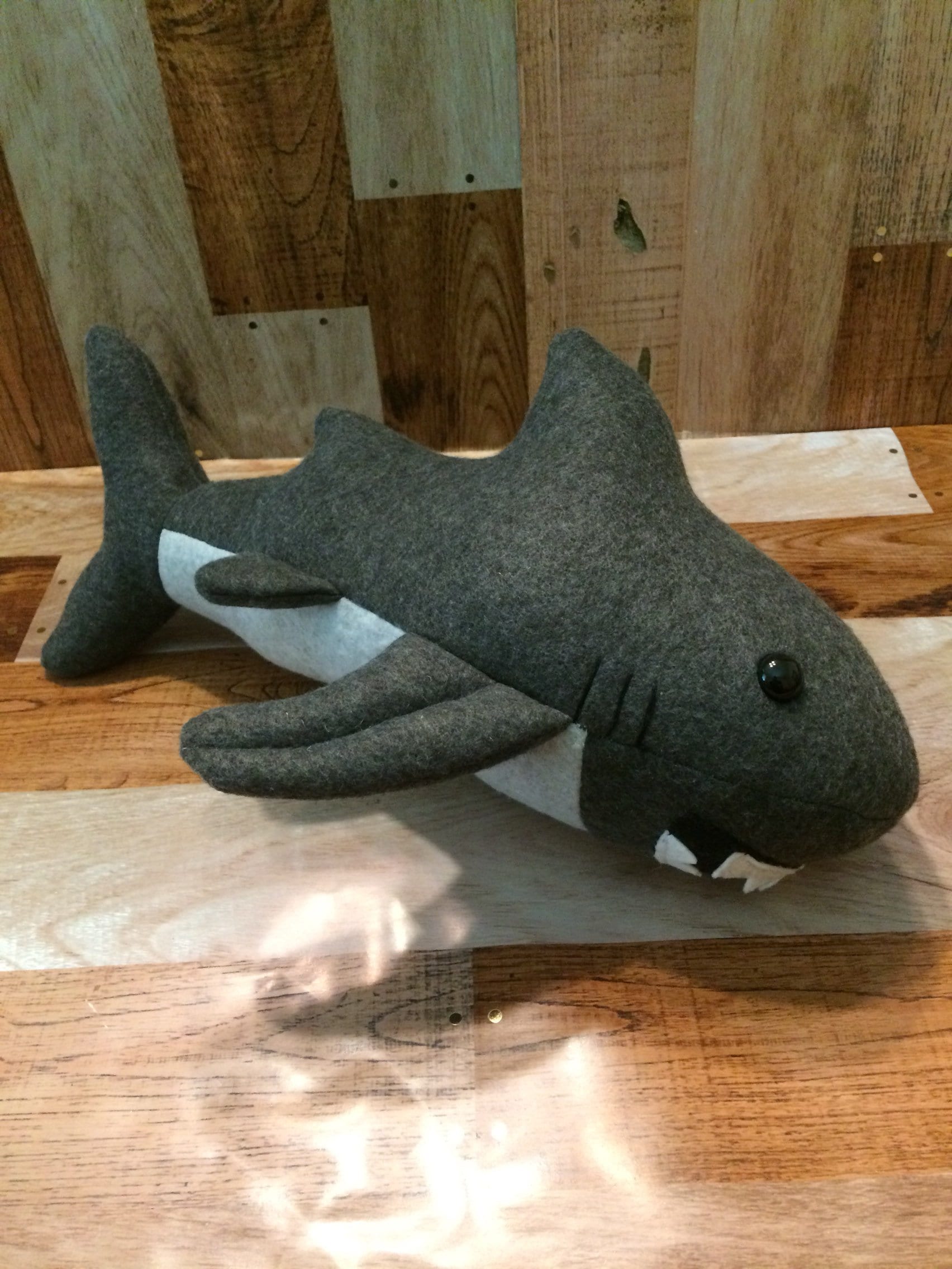 Shark Plushie Grey Stuffed Sharkshark Toy Great White Shark | Etsy