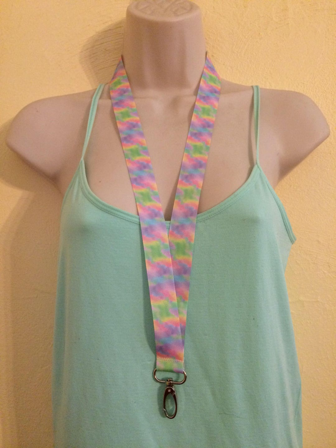 Ombre Ribbon Lanyard/id/badge Holder - Etsy