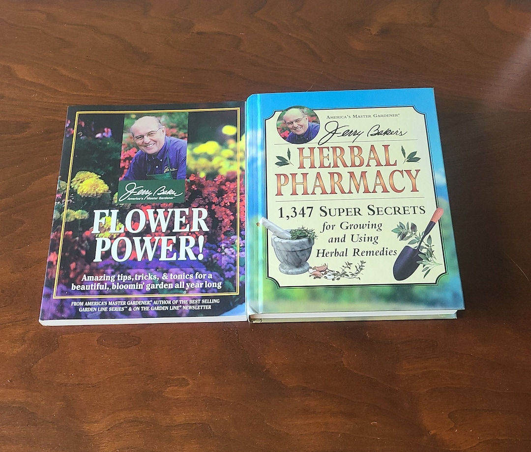 Jerry Baker Master Gardener Book Set, Flower Power and Herbal Pharmacy ...