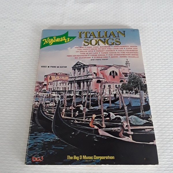 Vintage Song Book - Etsy