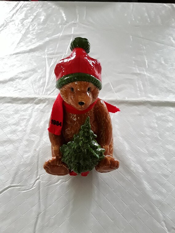 Teddy Bear Music Box Plays O Tannenbaum Oh Christmas Tree - Etsy