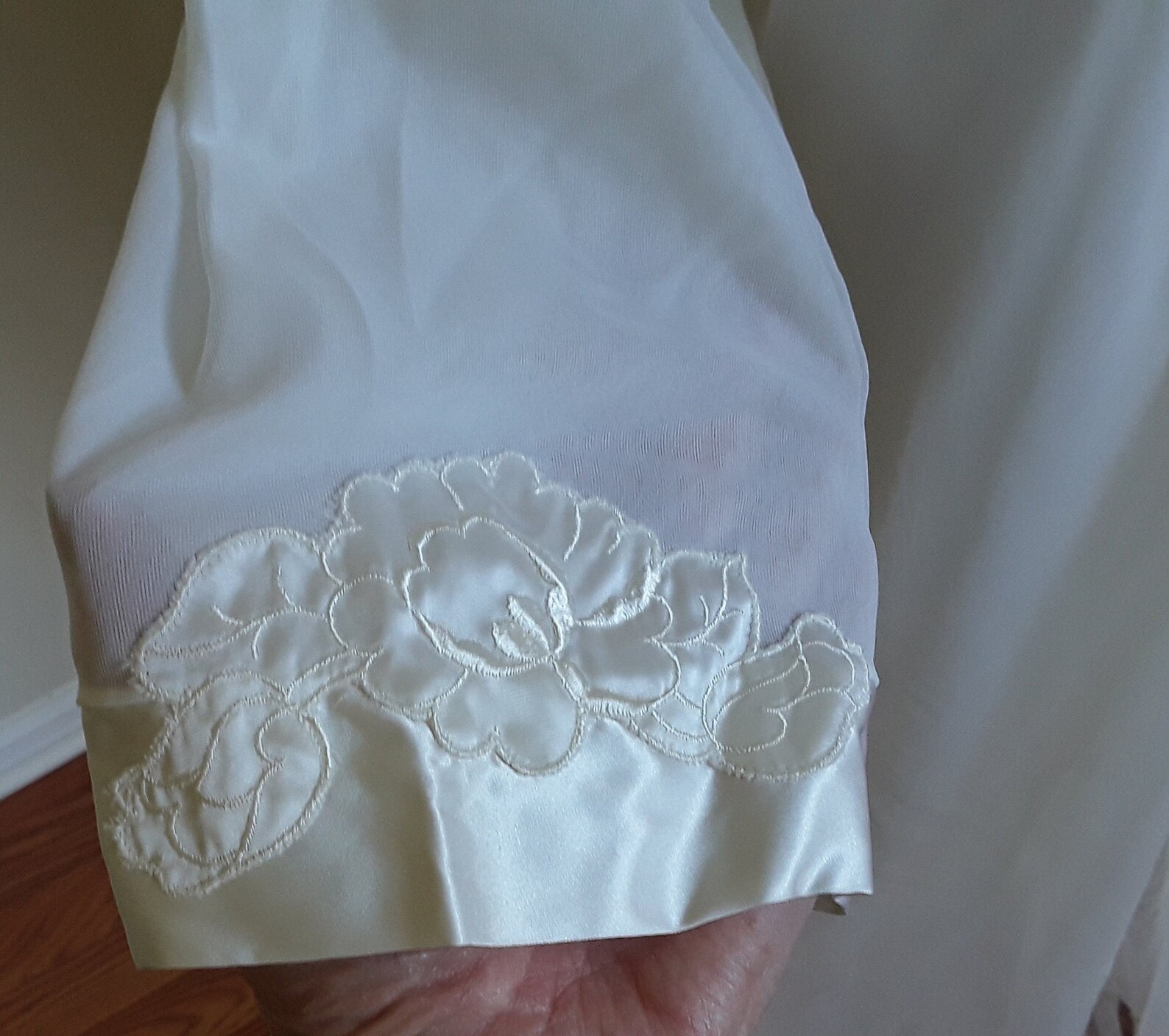 Gossard Artemis White Peignoir Set Sheer White Sleeveless - Etsy