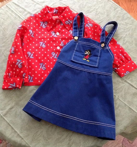 Girls' Disney Clothing Set, Girls' Vintage Mickey Mou… - Gem