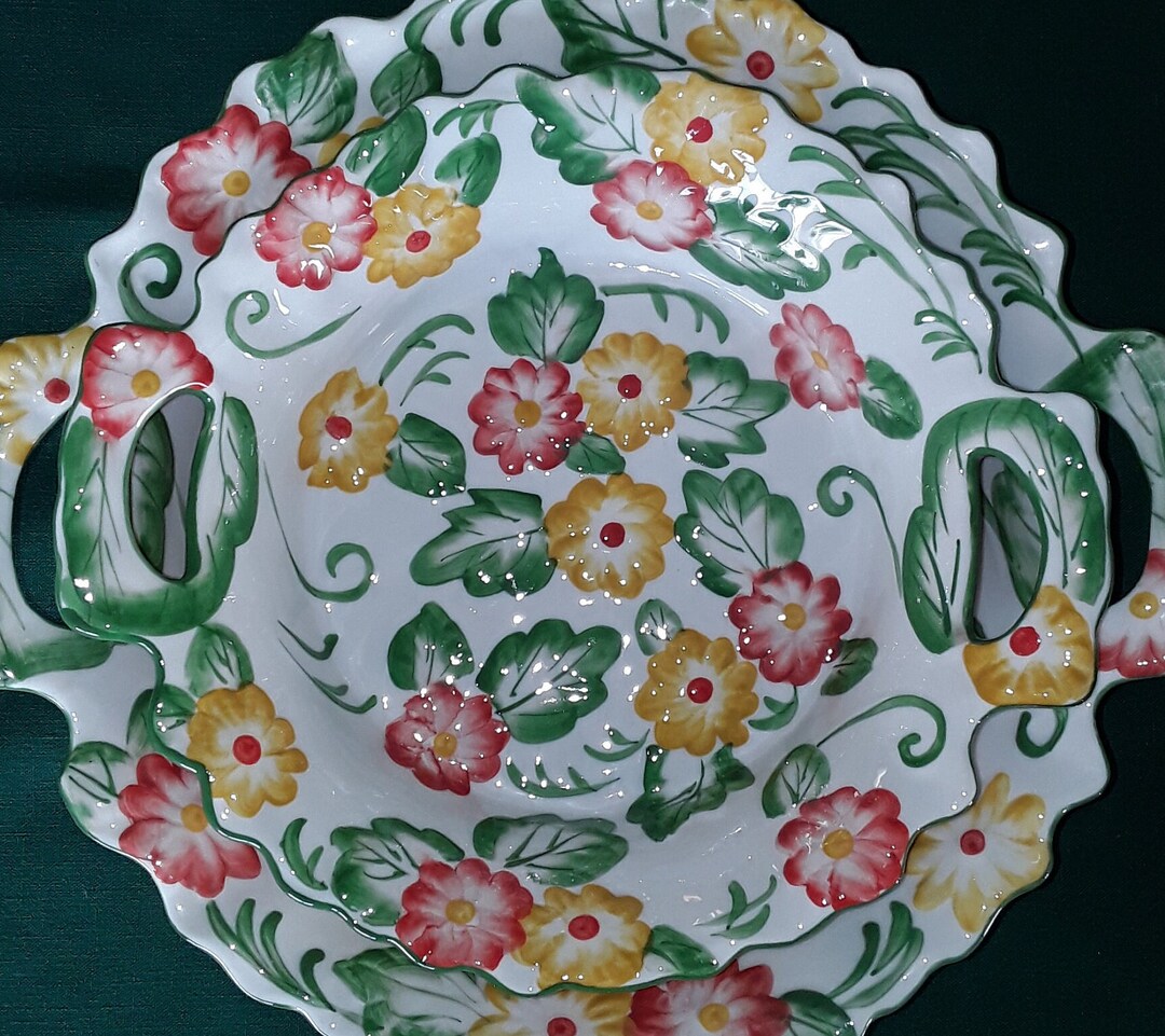 Temptations by Tara Floral Casserole Bowls, Presentable Ovenware to ...