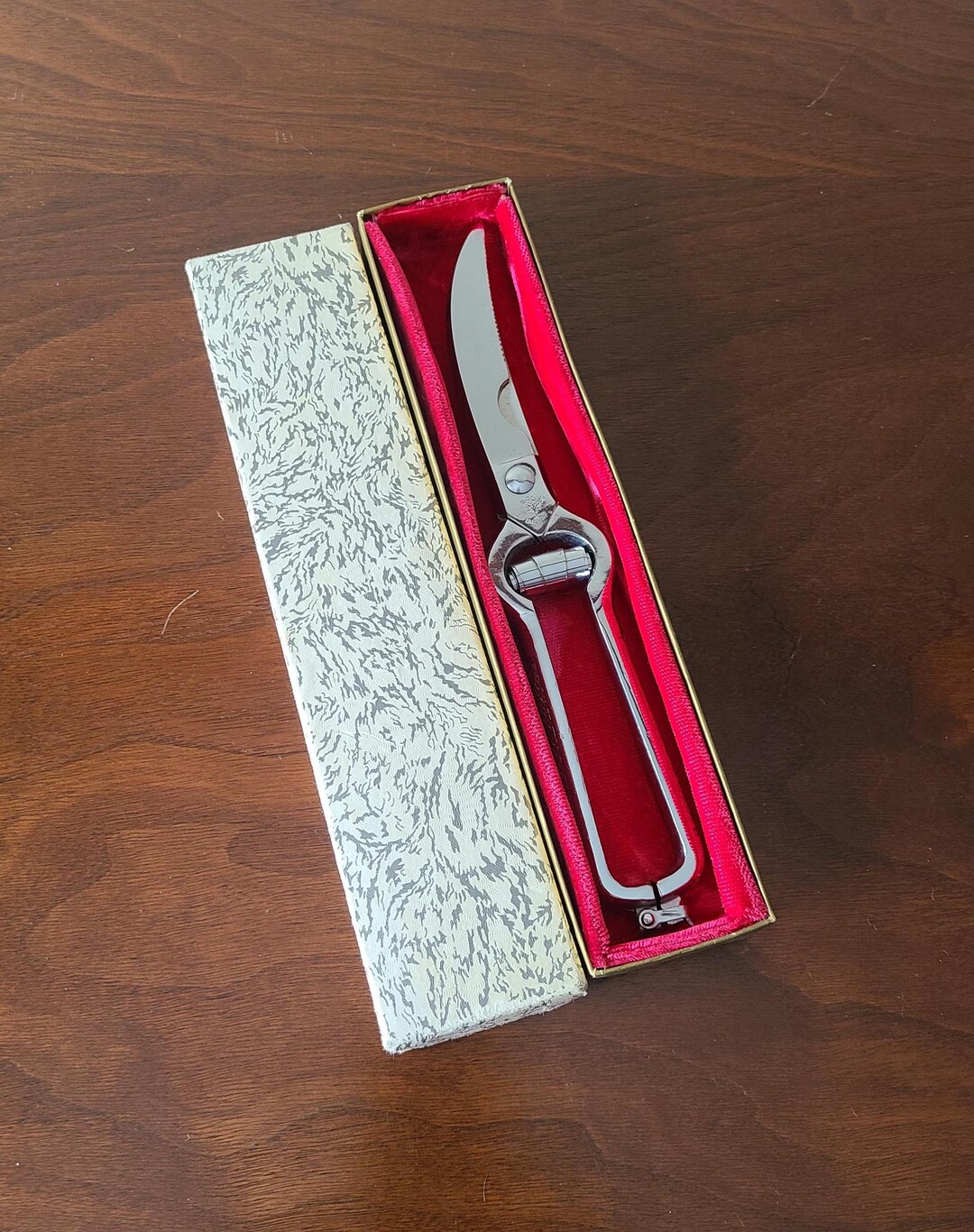 Vintage Boker Tree Brand Chrome Plated Poultry Shears Made in Italy ...