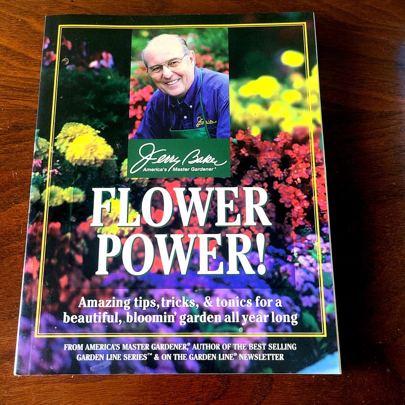 Jerry Baker Gardening Book Set, Flower Power and Herbal Pharmacy - Etsy