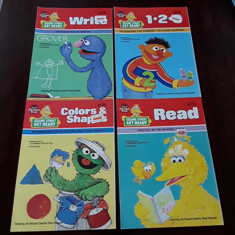 Sesame Street Books - Etsy