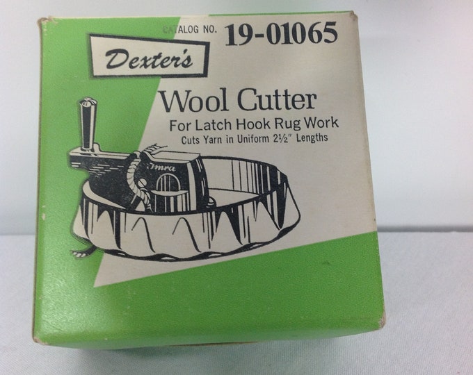 Dexter's Wool Cutter #19-01065 for Latch Hook Rug Work, Made in West ...