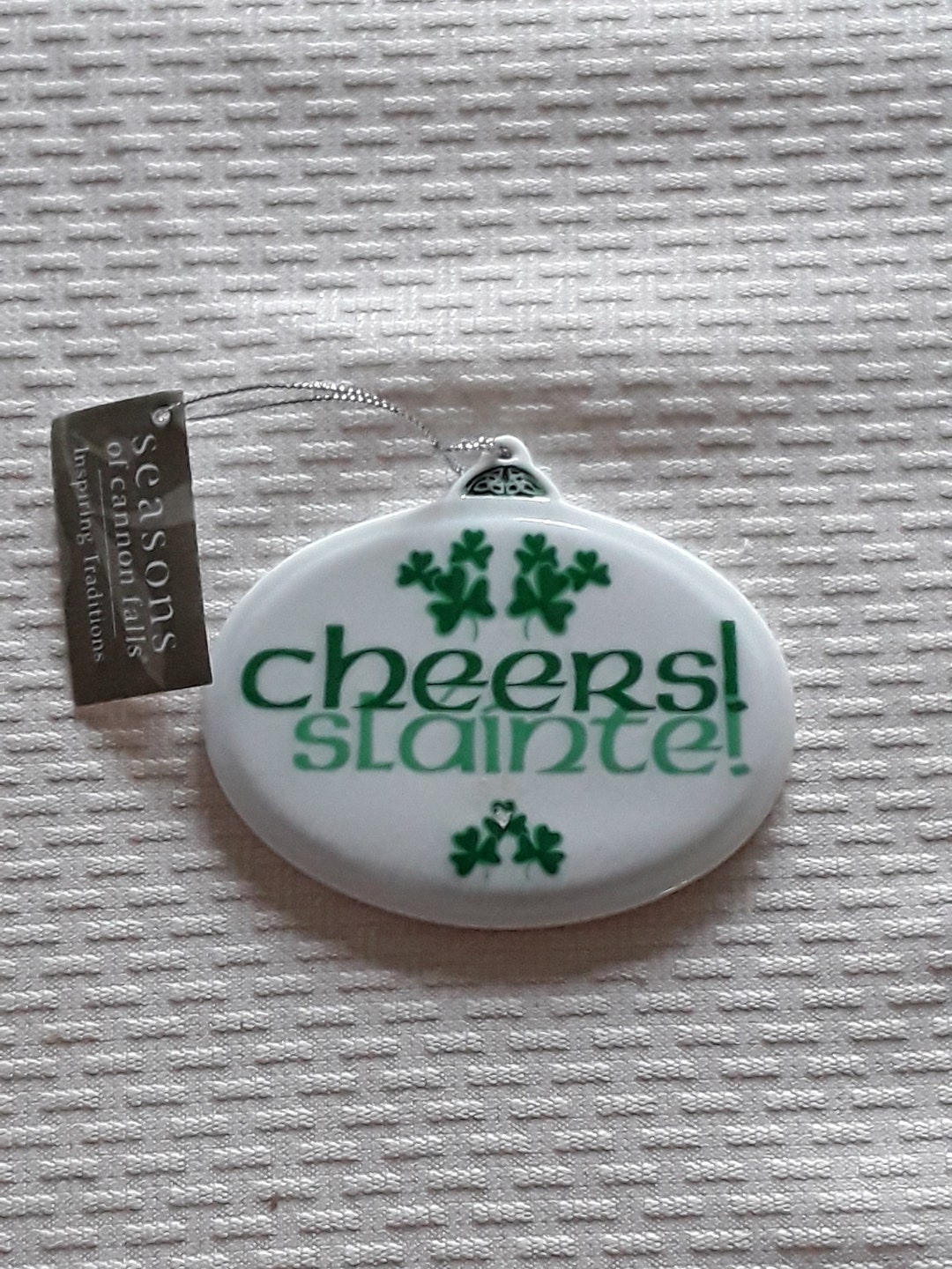 Slainte Ornament, Irish Blessing Ornament, Gaelic Holiday Decor, Irish ...
