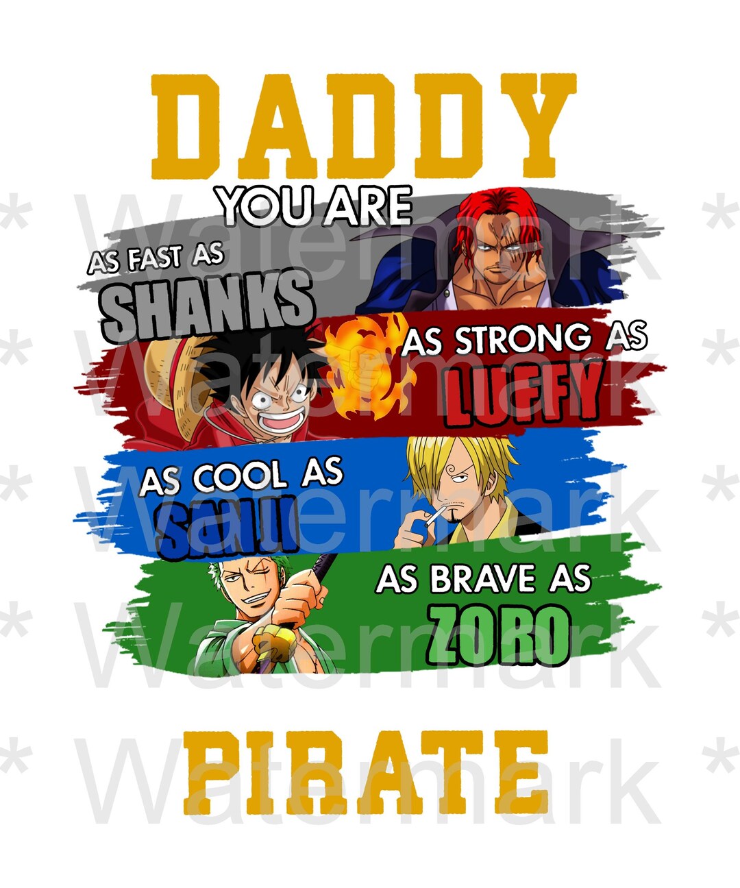 Dad One Piece PNG, Anime Dad PNG, Anime Dad Shirt, Funny Dad One Piece ...