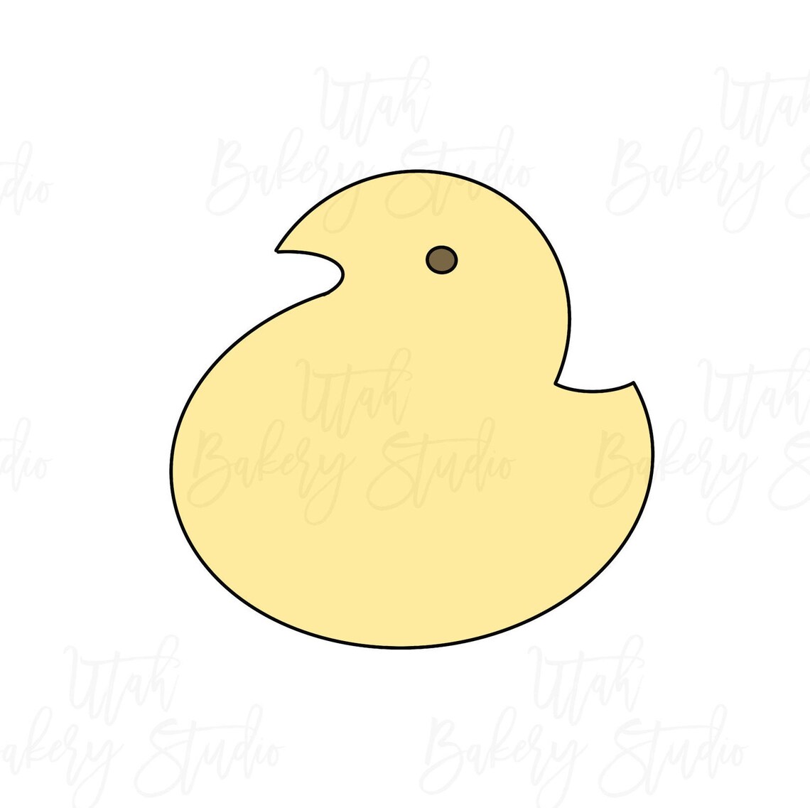 Peep Side View Cookie Cutter | Etsy