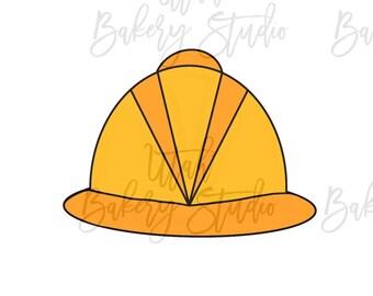 Construction Worker Safety Hard Hat Shaped Fondant Cookie - Etsy