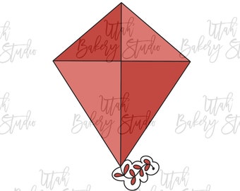 Kite Cookie Cutter - Etsy