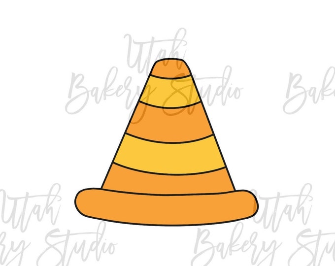 Construction Cone Cookie Cutter - Etsy