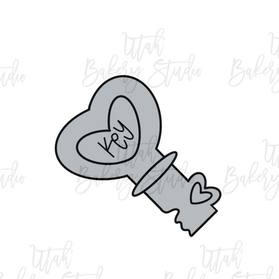 Heart Shaped House Key