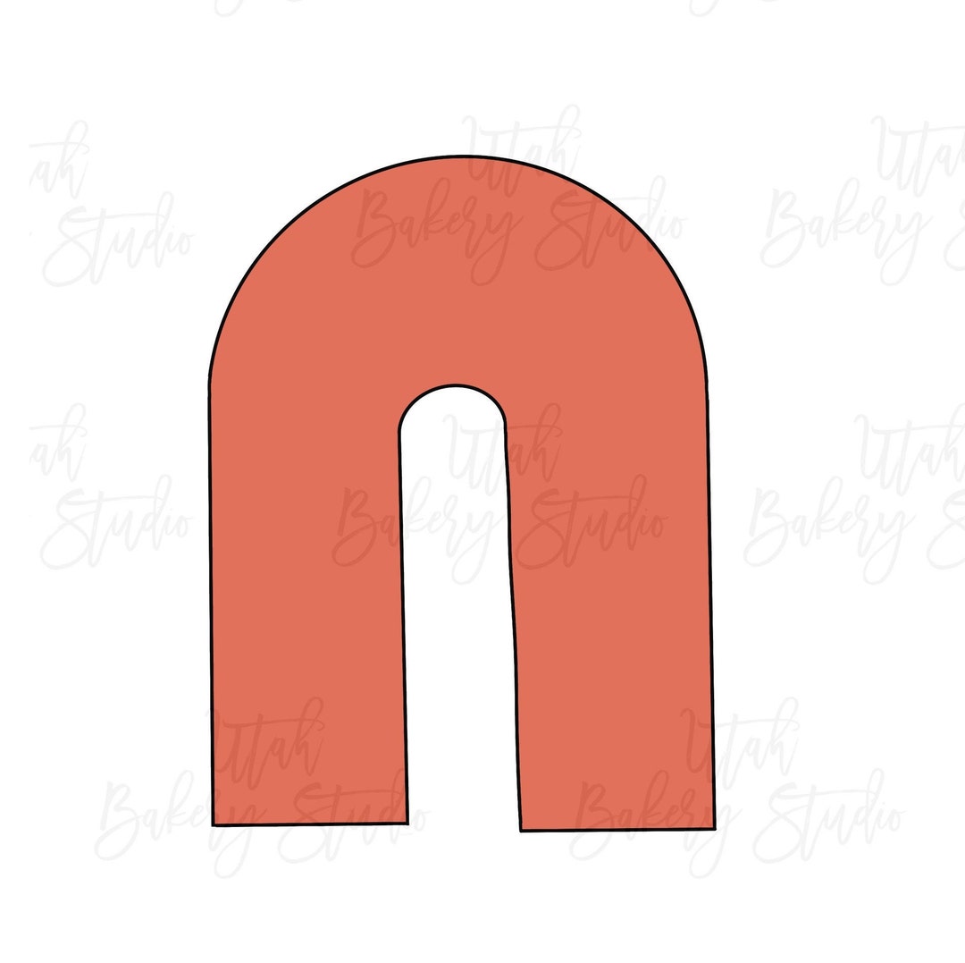 Tall U Shape Rainbow Cookie Cutter - Etsy