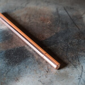 ATELEIA Solid Copper Pen (accepts Rollerball, Gel, Ballpoint and ...