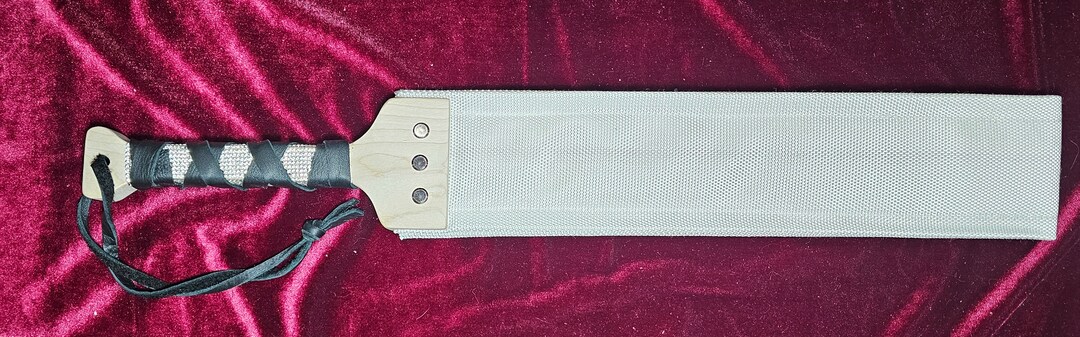New Fire Hose Slapper Paddle With Leather Wrapped Handle Maple Handle ...