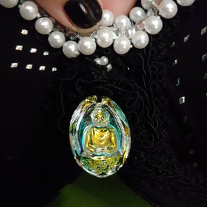 Assuit Bra With Aurora Borealis Buddha and Moons - Etsy