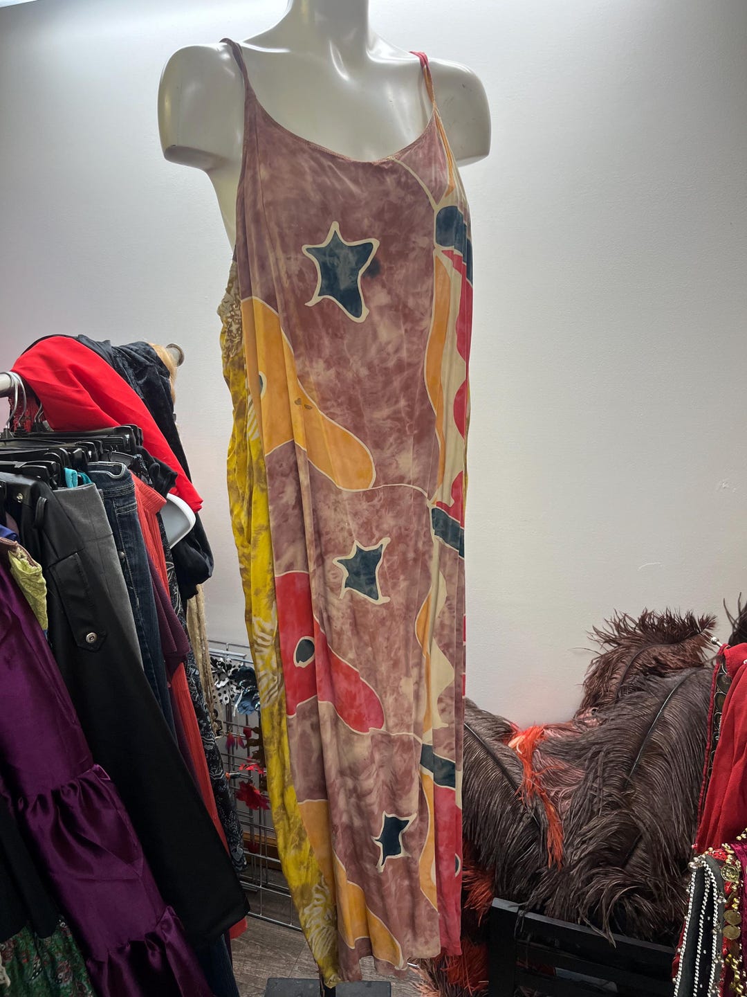 Dyed Design Dress - Etsy