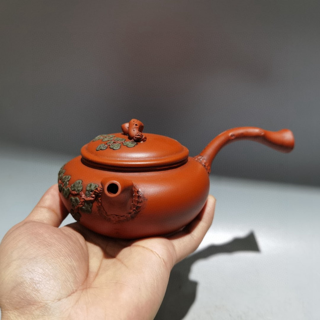 E9382 Chinese Yixing Zisha Clay Pine Tree Teapot W Artist Signed - Etsy