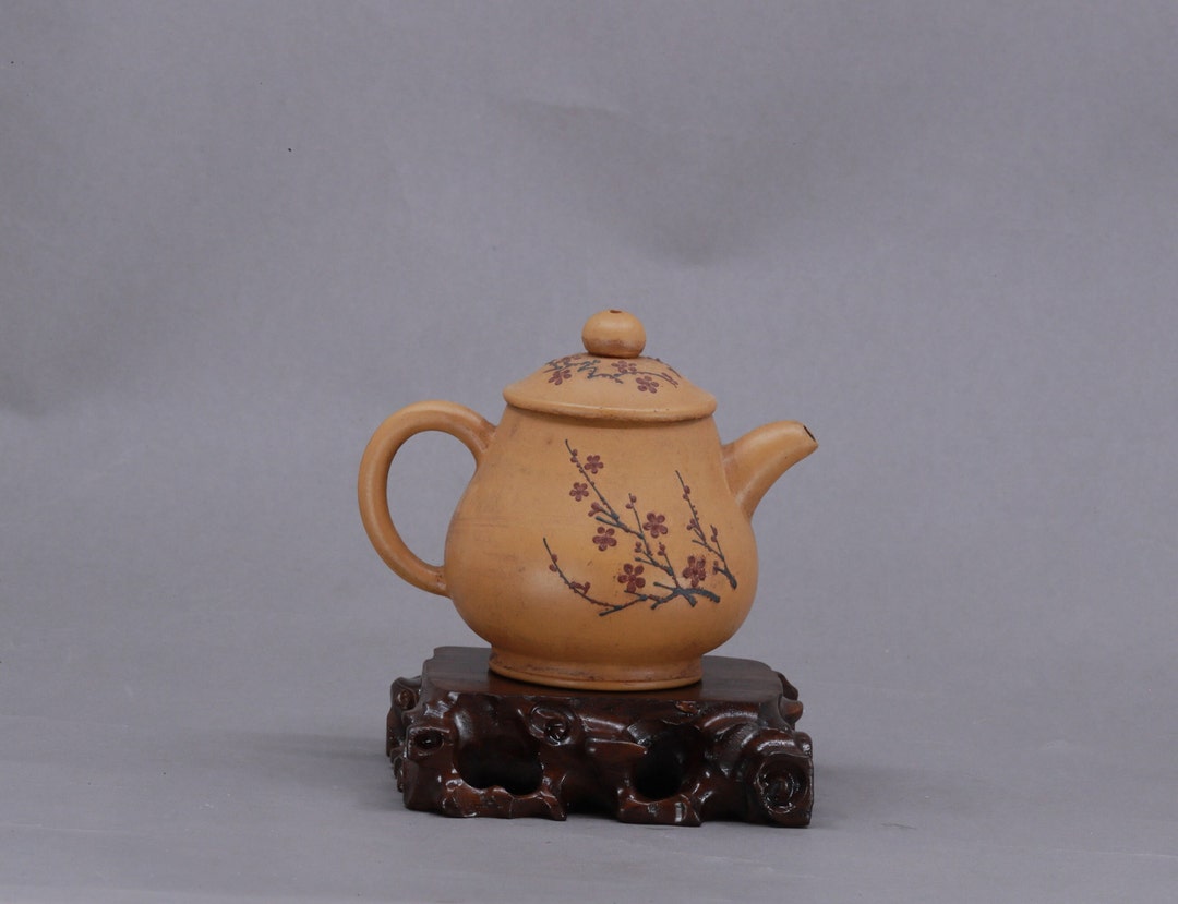 Chinese Yixing Zisha Clay Teapot W Plum Flowers & Artist Signed - Etsy