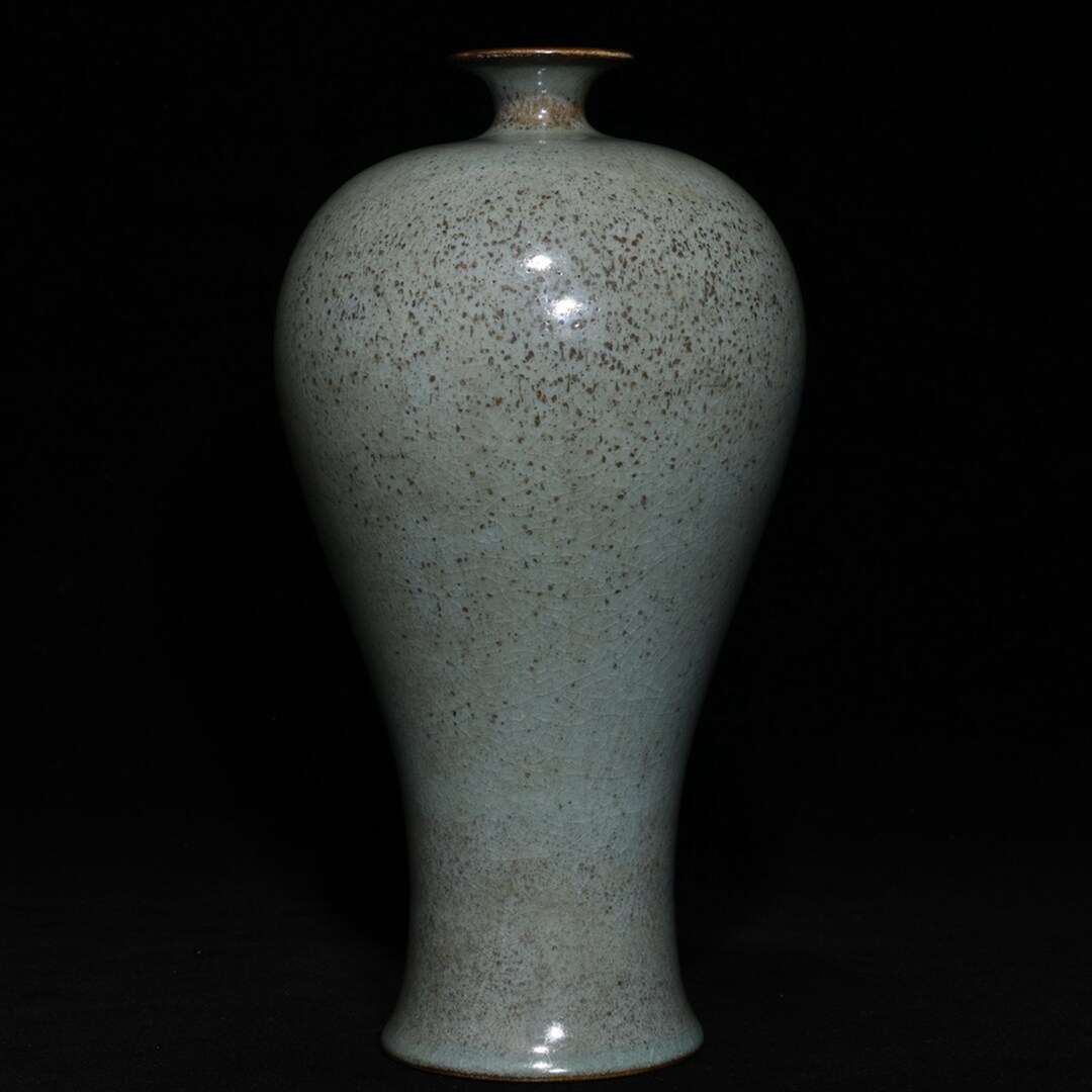 N2528 Chinese Ru Kiln Blue Glaze Porcelain Vase - Etsy