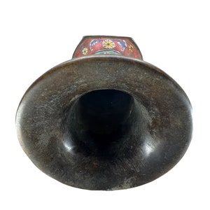 Antique Chinese Cloisonne Bronze Vase W Qian Long Mark - Etsy
