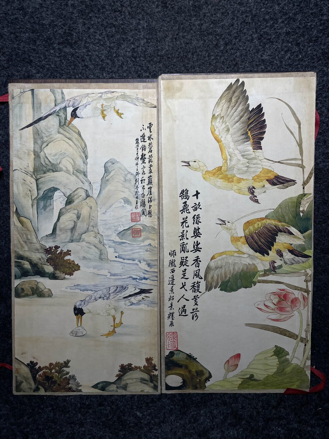 E8030 Chinese Watercolour on Xuan Paper Flower Bird Painting Book - Etsy