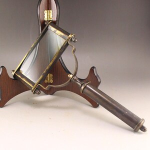 N4875 Vintage Brass & Glass Magnifier - Etsy