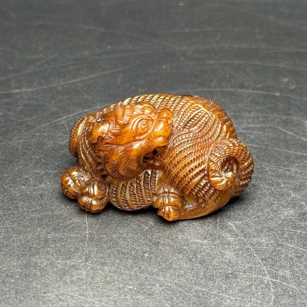 N8436 Vintage Chinese Hetian Jade Carved Tiger Statue - Etsy