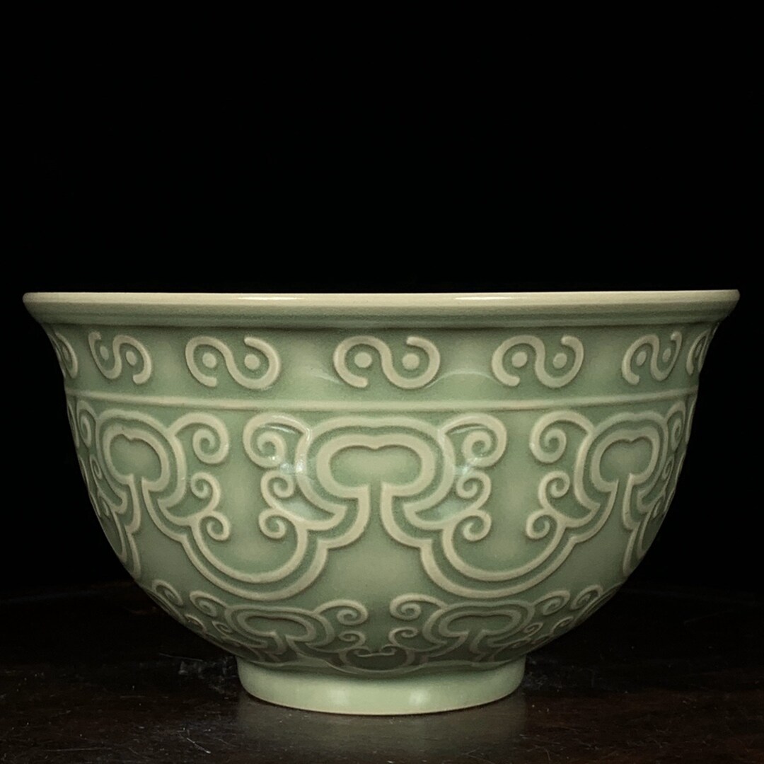 A6908 Chinese Yue Kiln Green Glaze Porcelain Bowl - Etsy