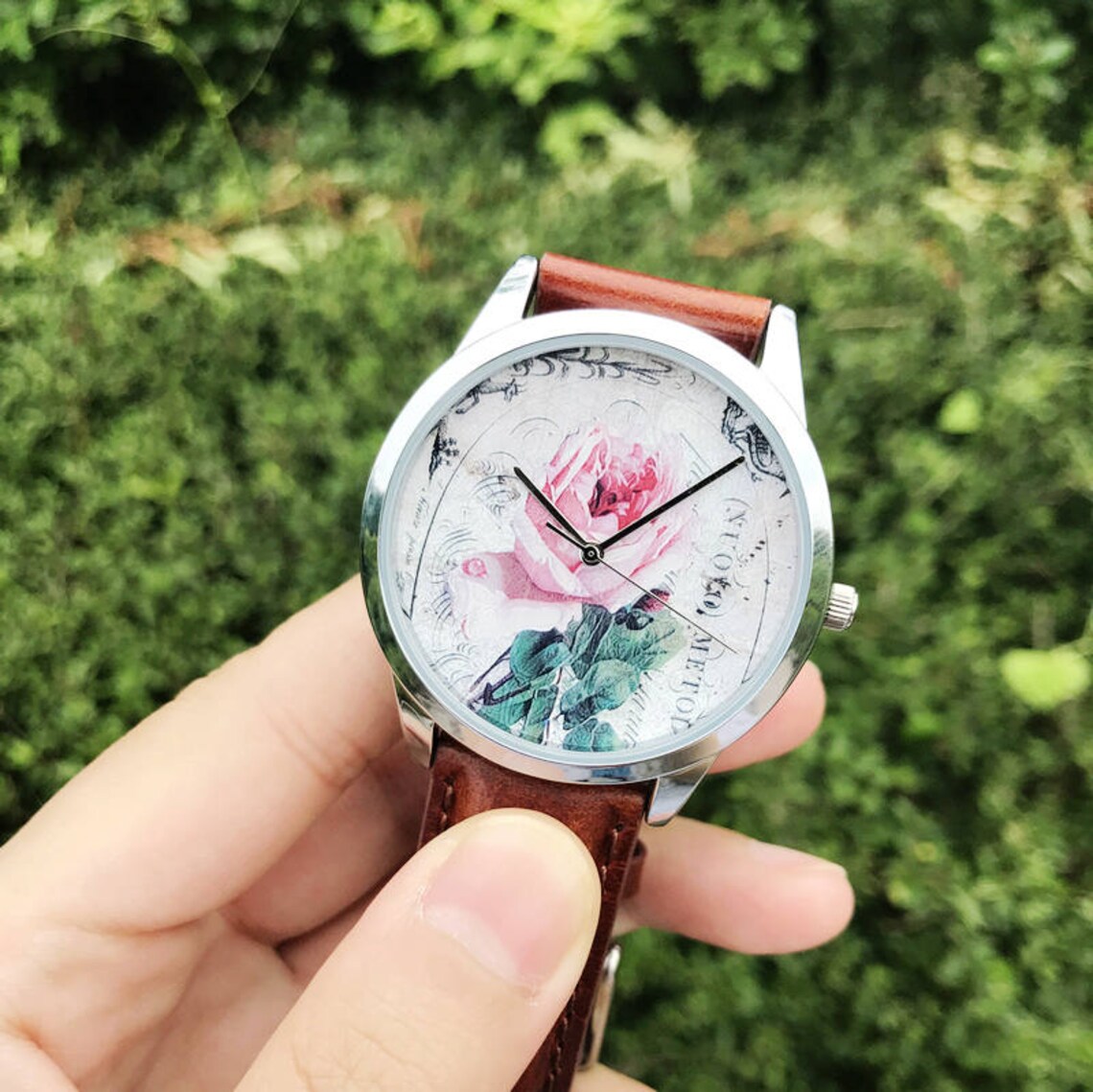 Vintage Rose Watchvintage Style Leather Watch Women Watches - Etsy