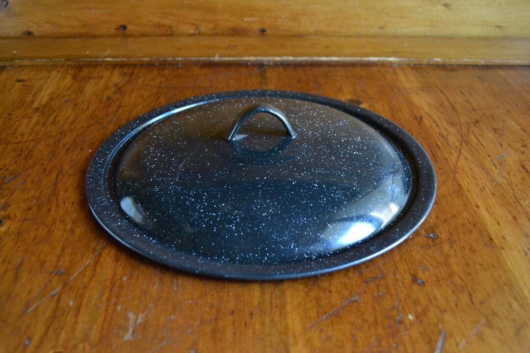 Vintage Black Graniteware Lid in Pristine Condition 11.5" - Etsy