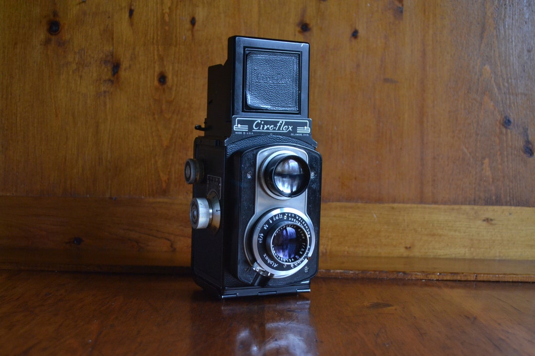 Vintage Ciro-flex TLR Camera W/ Case Wollensak Velostigmat 85mm F3.5 ...