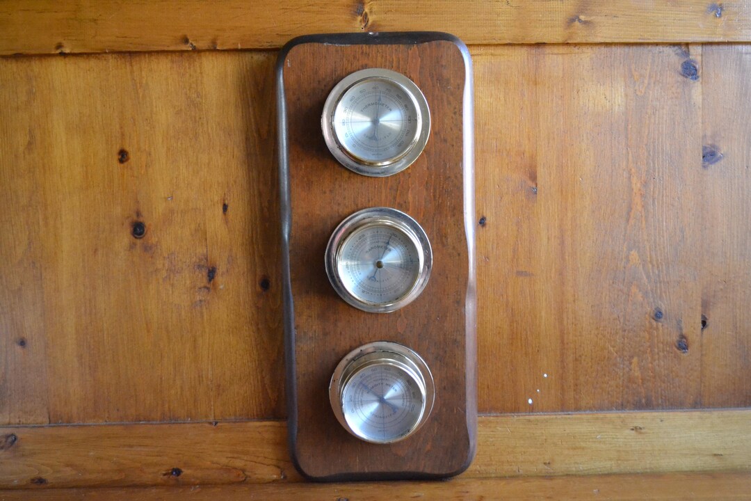 Vintage Springfield Weather Station Made in USA With Thermometer ...