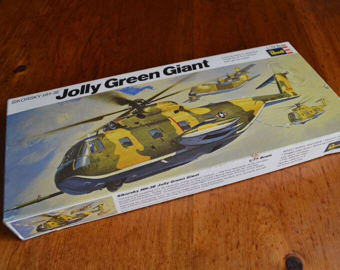 Vintage Plastic Model Kit by Revell 1:72 Scale Sikorsky HH-3E jolly ...